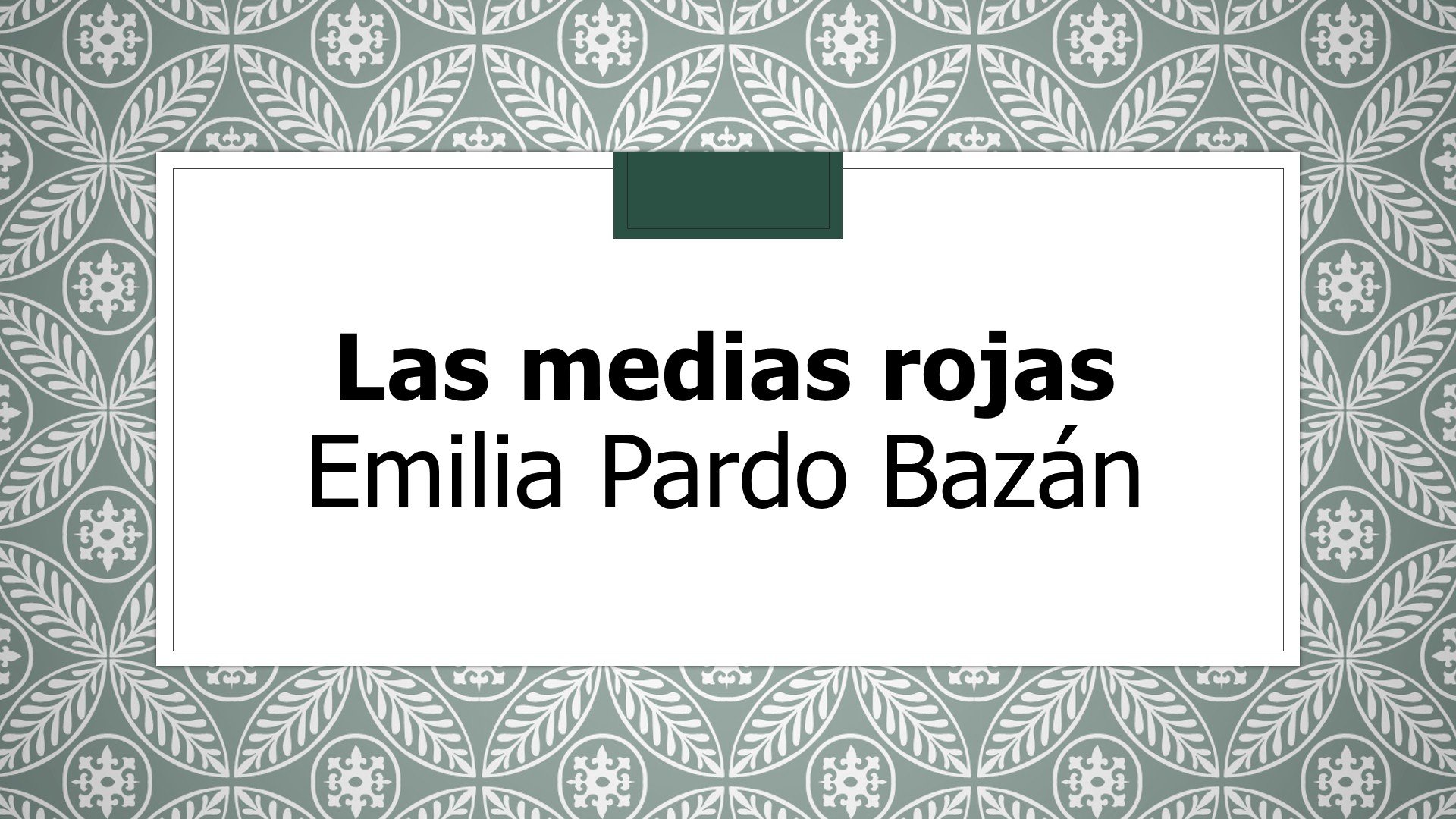Las medias rojas – La Revista